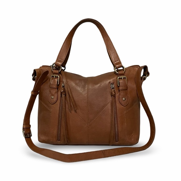 Frye | Bags | Almost Like New Frye Ari Cognac Pebble Leather ...